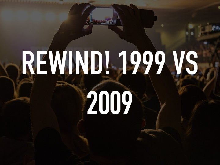 Rewind! 1999 Vs 2009 on TV | Channels and schedules | TV24.co.uk