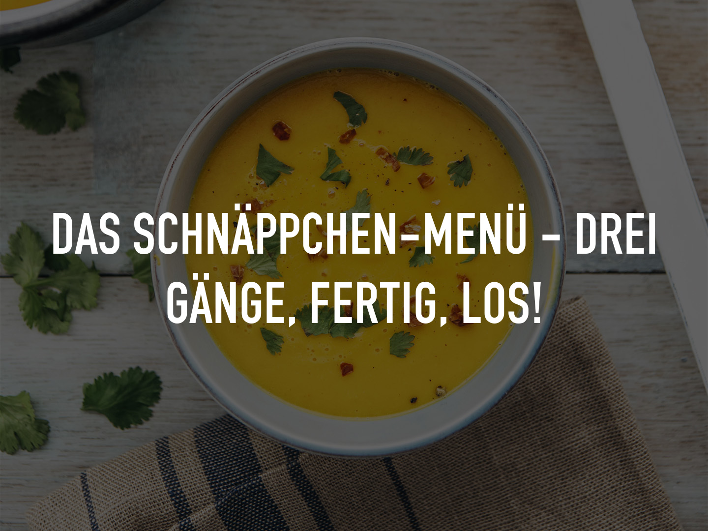 Das Schnäppchen-Menü - Drei Gänge, fertig, los! on TV | Series 1 ...